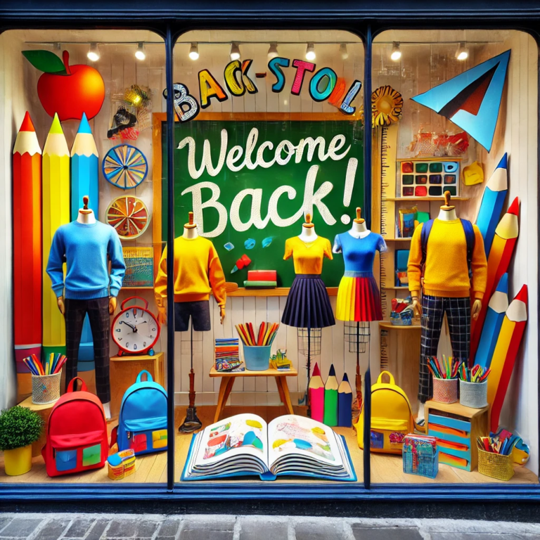 Un escaparate de Vuelta al Cole sorprendente para 2024